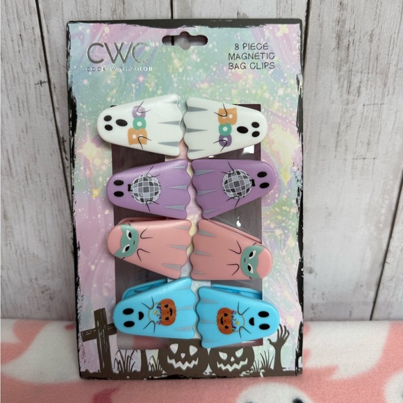 T.J.Maxx | Holiday | Cwc Halloween 8 Piece Magnetic Ghost Bag Clips Nwt ...